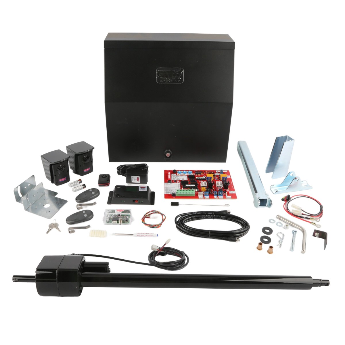 USAutomatic Patriot 1 AC Charged Single Swing Operator w/ LCR - 020015 | USAutomatic Gate Openers