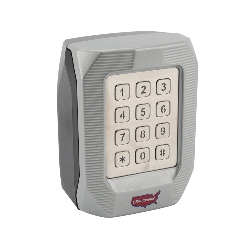 USAutomatic Premium Metal Hardwired Keypad Up To 1000 Permanent Or ...