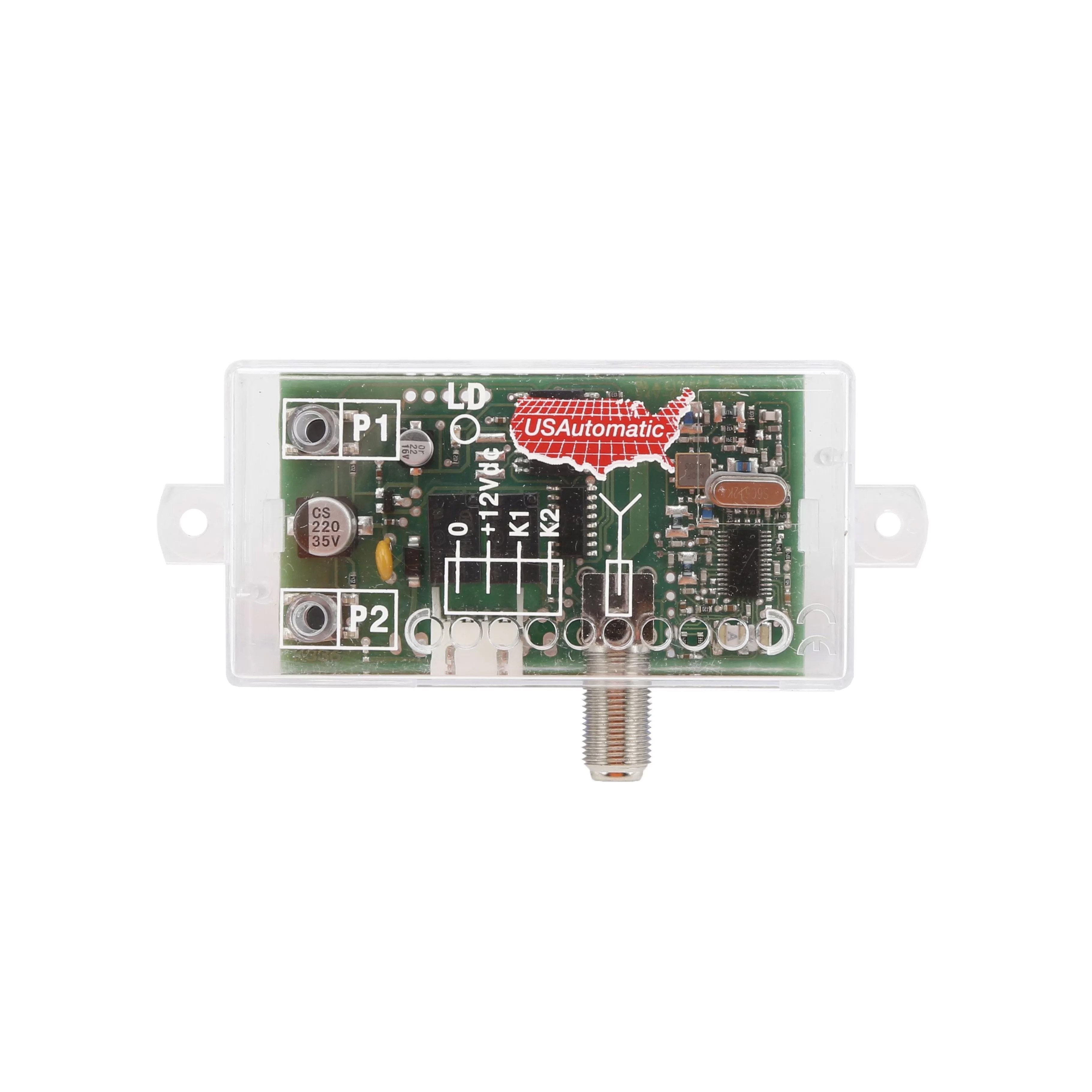 USAutomatic 12 VDC LCR Solar Friendly Receiver Package Includes LCR 030205 Dual Channel Receiver ...