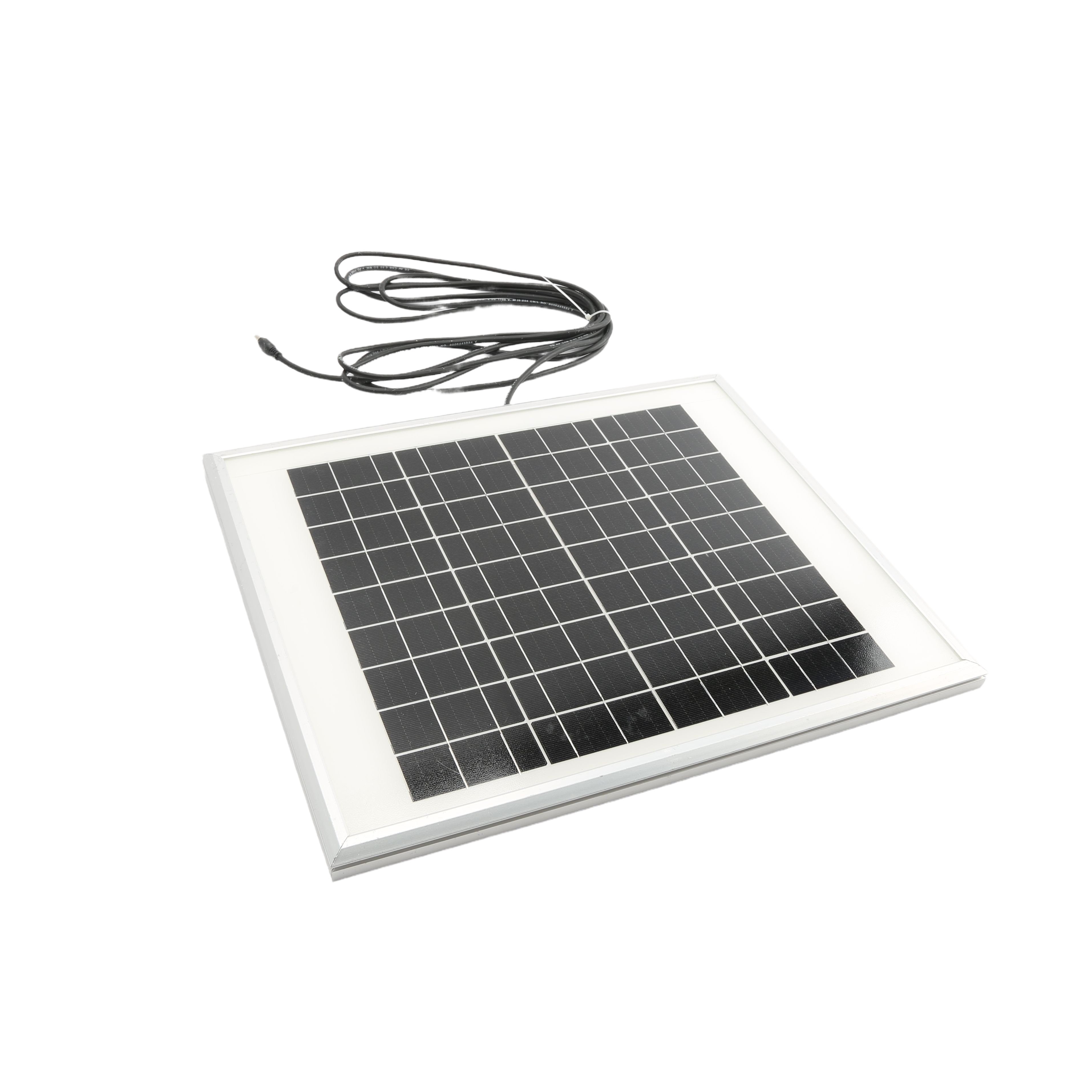 USAutomatic 20 Watt Solar Panel Kit w/ 15 Feet Cable, Bracket & Plug ...